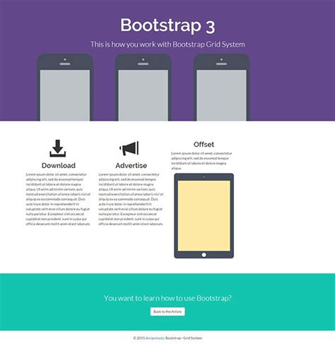 Layout Creation Using Bootstrap Grid System Bootstrap