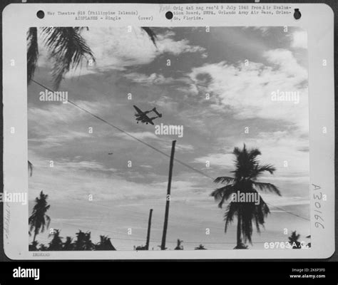 A Lockheed P 38 Lightning Buzzing A Base Somewhere In The Philippines