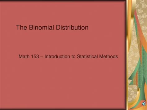 Ppt The Negative Binomial Distribution Powerpoint Presentation Free