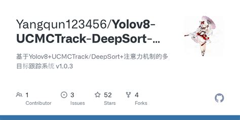 Releases · Yangqun123456yolov8 Ucmctrack Deepsort Mot · Github