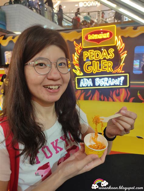 Maggi Mee Pedas Giler Cheezy Berapi Event Sunway Pyramid Woan