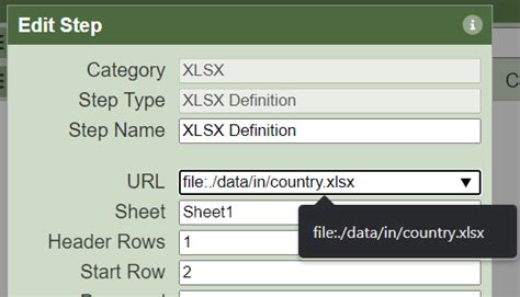 create an etl chain to read an xlsx file ambience 2020 etl cookbook