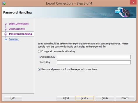 How To Use The Sql Developer Export Connections With Passwords Function Database Star Home