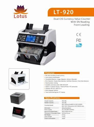 Fully Automatic Note Sorting Machine For Bank Counting Speed 1200 Notesminute At Rs 45000 In