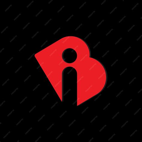 Premium Vector Bi Logo Initial Design With People Icon