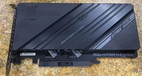 Comprar Asus Rog Hyper M 2 Card Pcie Nvme M 2 Expansion Card