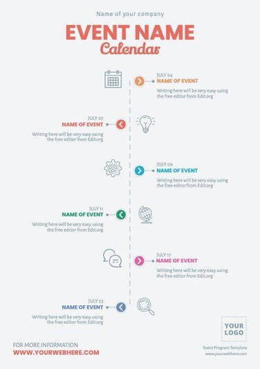 Free Editable Event Program Templates Free Editable Event Program Templates