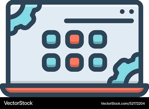 application royalty free vector image vectorstock