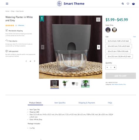A New Highly Customizable WooCommerce Theme Smart Theme Woo