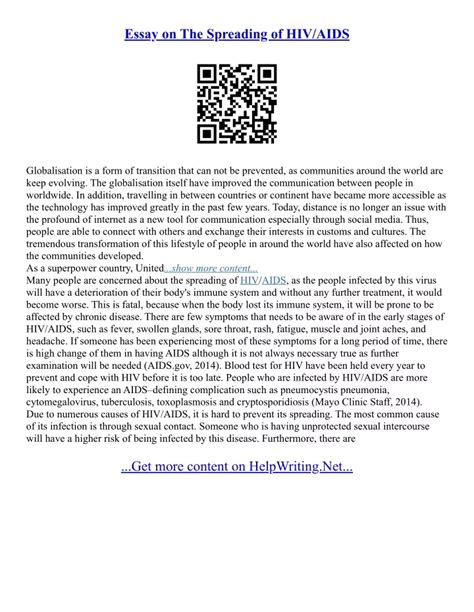 Ppt Essay On Hiv Aids Powerpoint Presentation Free Download Id