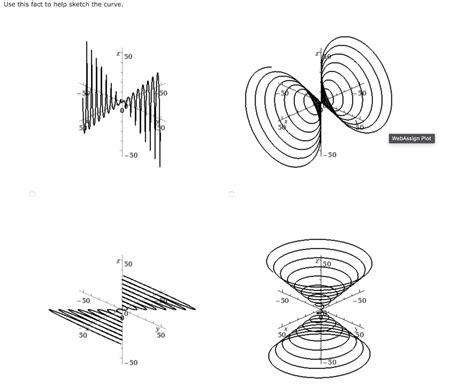 Solved Show That The Curve With Parametric Equations X T Chegg Com
