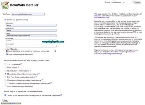 Install Dokuwiki On Rocky Linux 8almalinux 8 With Lets Encrypt Ssl Computingforgeeks