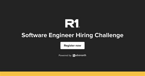 R1 Rcm Software Engineer Hiring Challenge