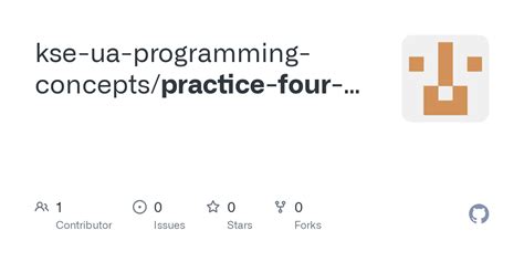 Github Kse Ua Programming Conceptspractice Four Template