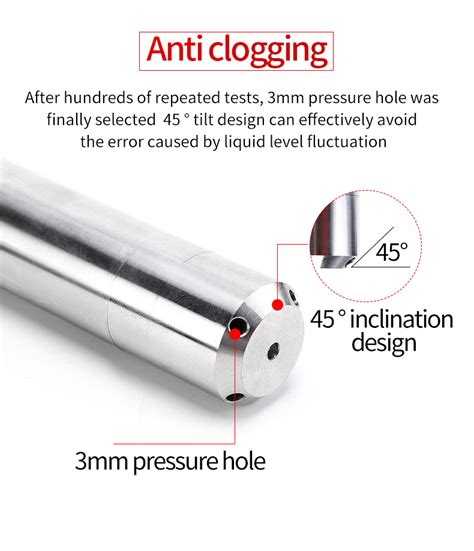 Liquid Water Level RS485 Output Submersible Pressure Transmitter Alibaba Com