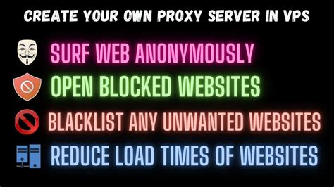 create your own proxy server using vps squid proxy server youtube