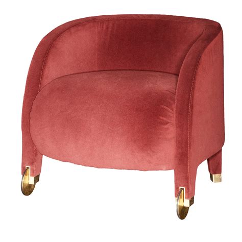 Adele Red Armchair By Dainelli Studio Somaschini Artemest