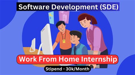 software development work from home internship stipend 30k per