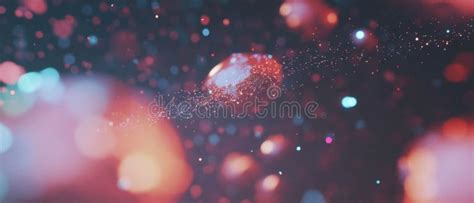 Dynamic 3d Data Visualizations With Glowing Particles Create An Abstract Background Stock