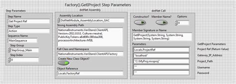 Using The Teststand Api In Labview To Create Net Steps For The Ni Veristand Api Ni Community