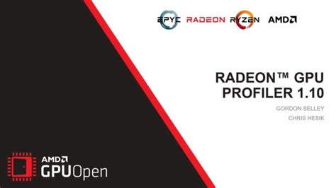 Getting Started Our Software AMD GPUOpen