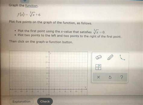 Solved Graph The Function Fx Vx6 Plot Five Points On