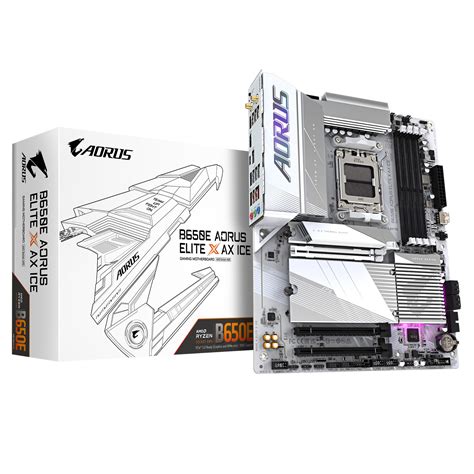 Gigabyte B E Aorus Elite X Ice Amd Socket Am Motherboard B E Aorus Elite X Ice Ccl
