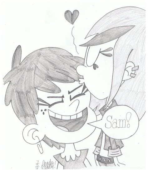 Sam Kissing Luna By Toonrandy On Deviantart
