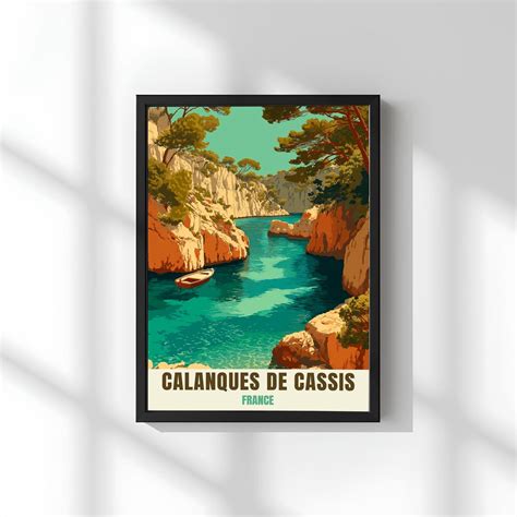 Calanques De Cassis France Poster Calanques De Cassis Wall Art Print