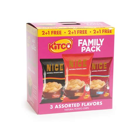 Kitco Nice Potato Chips Assorted 167 G X 3 Pcs Online At Best Price