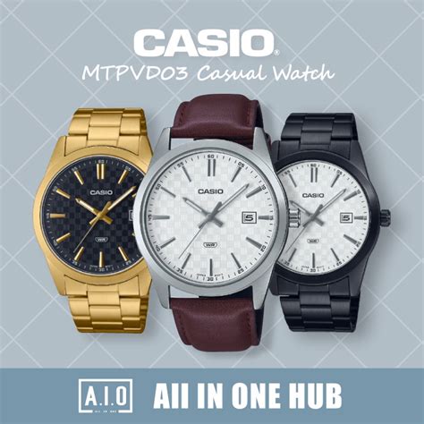 100 Authentic Casio Mens Multi Hands Mtpvd03 Mtp Vd03b Mtp Vd03d Mtp Vd03gl Mtp Vd03l