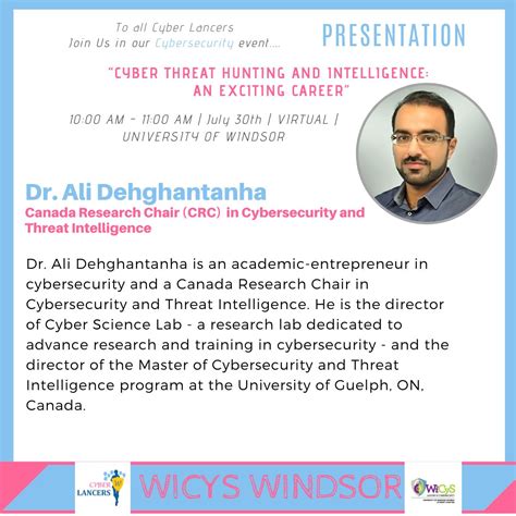 Priyanka Chavan On Linkedin Wicys Cyberlancers Cybersecuity Datascience