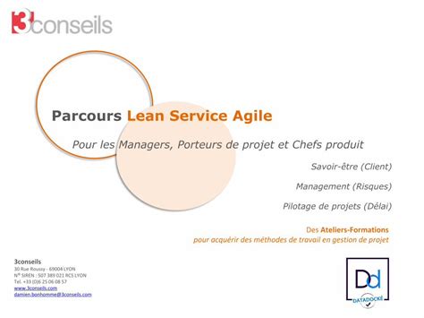 PDF Parcours Lean Service Agile 3Conseils Le Jeu Du Lean Takeoff