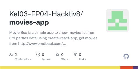 Github Kel Fp Hacktiv Movies App Movie Box Is A Simple App To