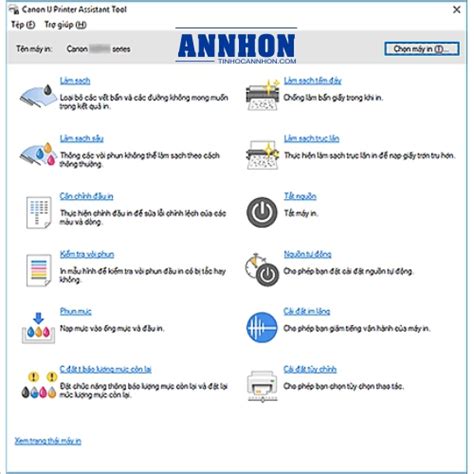 Canon Ij Printer Assistant Tool Mua Mực In Máy In Máy Tính Giá Rẻ đến An Nhơn