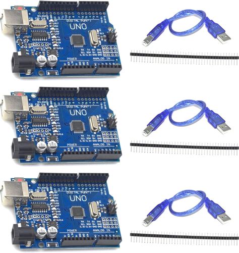Jp Zetaon Arduino用 Uno 互換 Usb Typeb ケーブル付属 3個セット パソコン・周辺機器