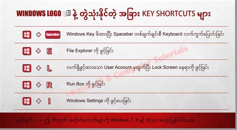 10 Useful Shortcut Keys That Can Be Used With Windows Logo Key ~ I