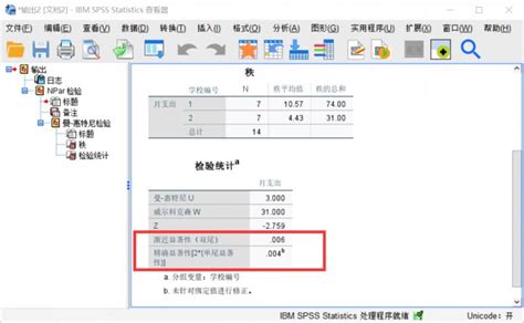 Ibm Spss Statistics中如何对两独立样本进行非参数检验 Ibm Spss Statistics 中文网站