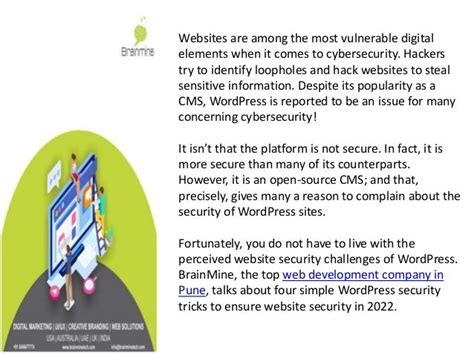 Simple Word Press Security Tricks To Keep Your Website Secure Ppt