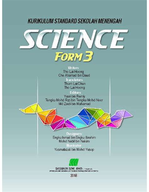 Science Form 3 Textbook Answers English Answers F3 Text Book Word Pdf