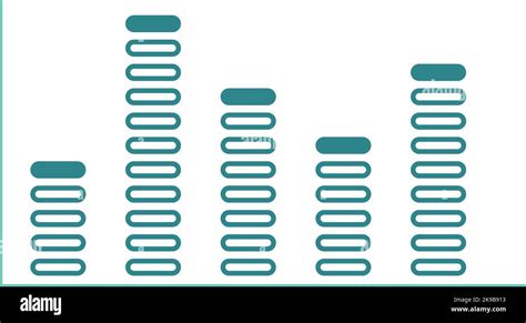 Data Visualisation Template Stacked Column Chart Icon Stock Vector Image And Art Alamy