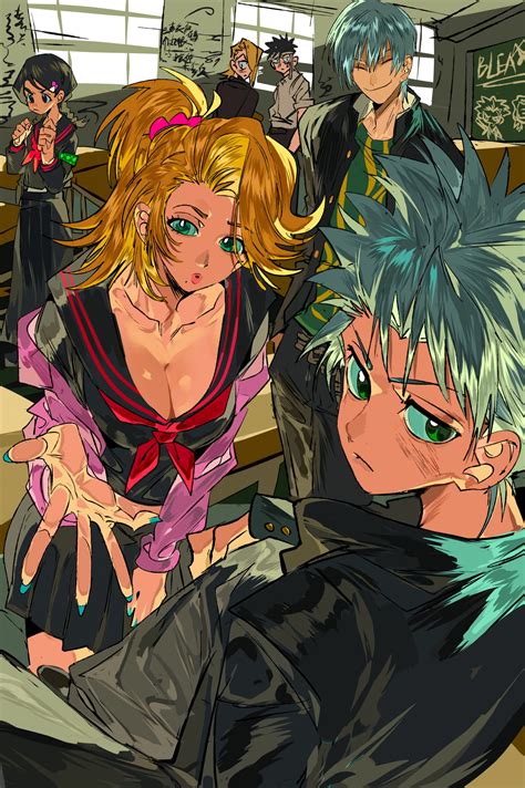 Matsumoto Rangiku Hitsugaya Toushirou Hinamori Momo Ichimaru Gin