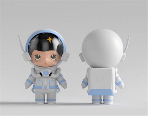 Dimoo Space Travel 3d Model Cgtrader