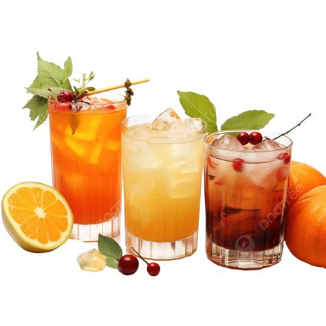Bebidas De Otoño E Invierno Png Dibujos Cócteles De Acción De Gracias