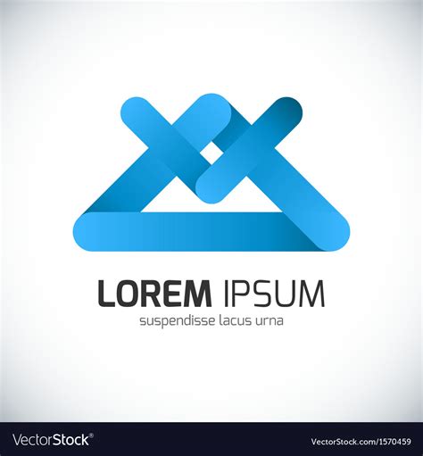 Business Abstract Icon Royalty Free Vector Image