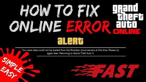 gta v online how to fix save data couldn t be loaded error ps4 and