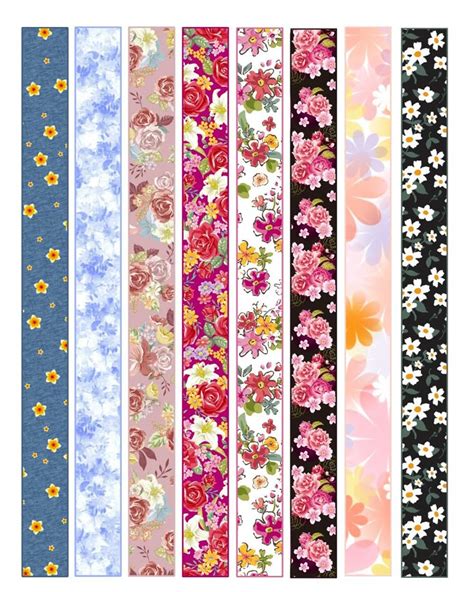Floral Prints Washi Tape Washi Tape Planner Free Printable Stationery Origami Star Paper
