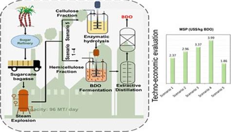 Techno Economic Analysis Of 2 3 Butanediol Production From Sugarcane