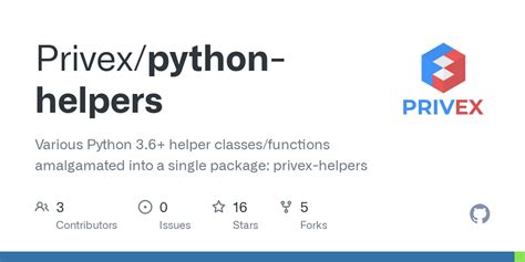 GitHub Privex Python Helpers Various Python 3 6 Helper Classes Functions Amalgamated Into A
