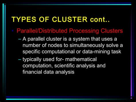 Cluster Computing Seminar Ppt